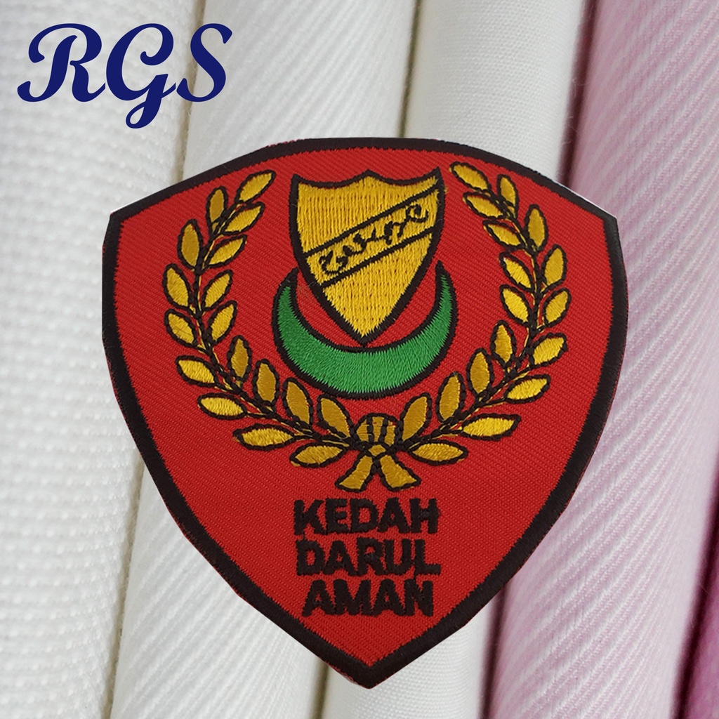KEDAH DARUL AMAN Flag Logo Sew On Iron On Embroidered Patches Patch ...