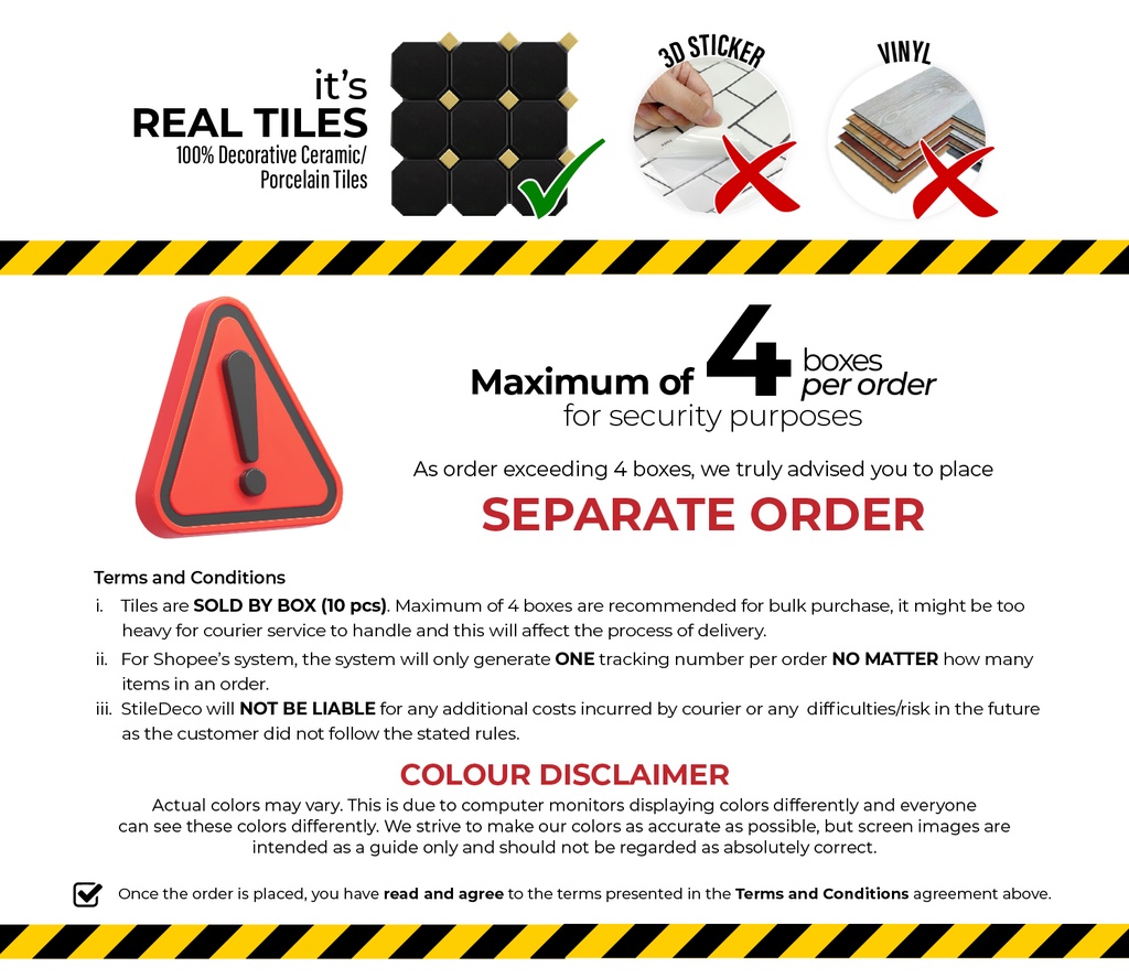 [REAL TILE]10PCS MOSAIC TILES /MOZEK/CERAMIC TILES/MOZEK BILIK/MOZEK ...