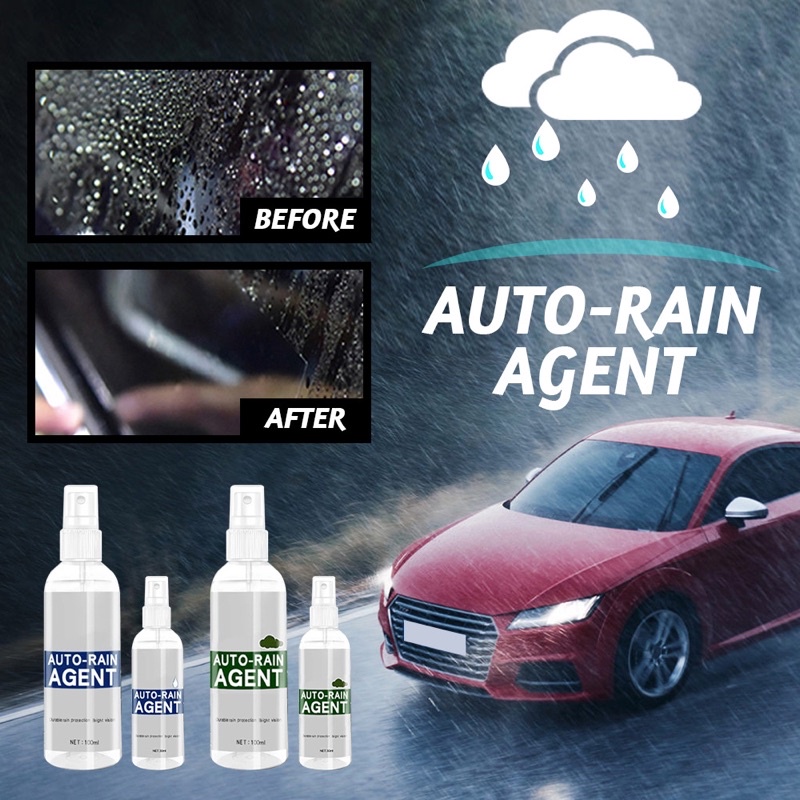 Car Anti rain Auto-rain agent Anti Fog 汽车防雨剂水晶车蜡车漆上光驱水镀晶通用镀膜剂防雾剂Kereta ...