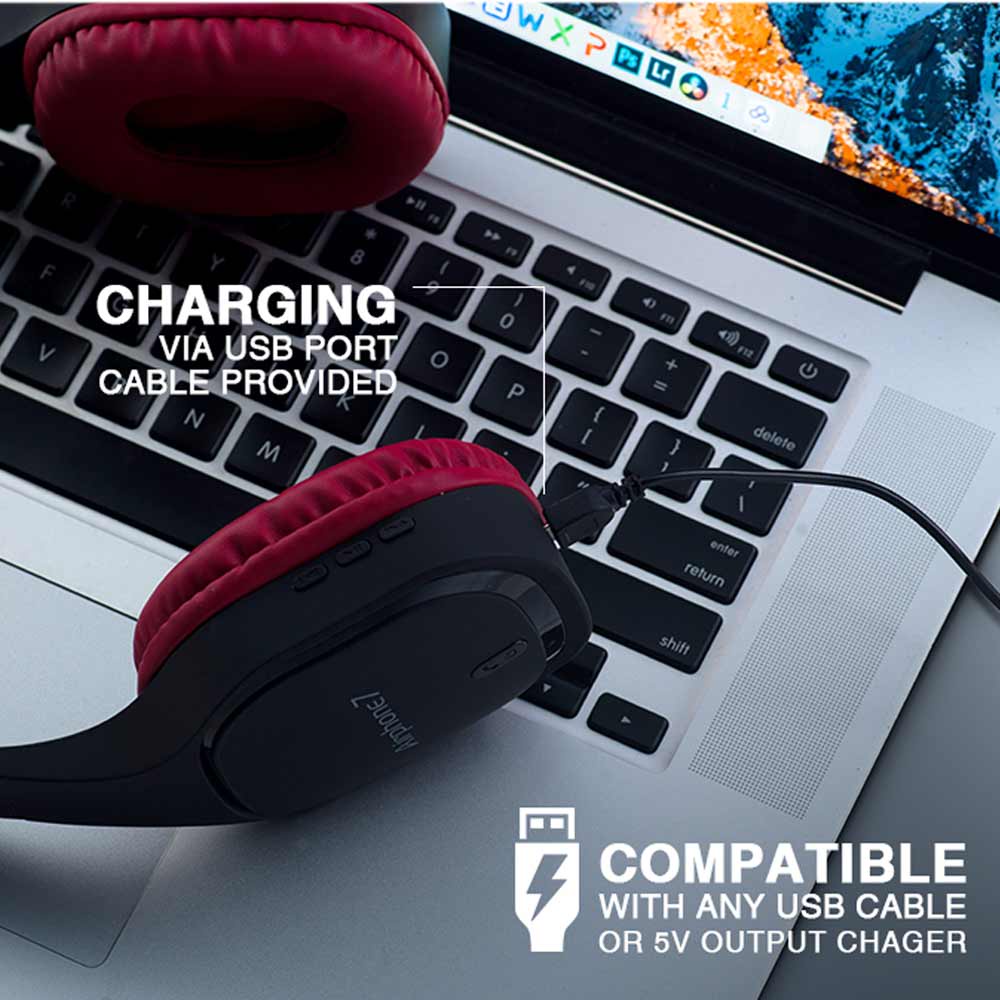 SonicGear Airphone 7 Bluetooth Headphones With Mic, 10 Hours Playtime ...