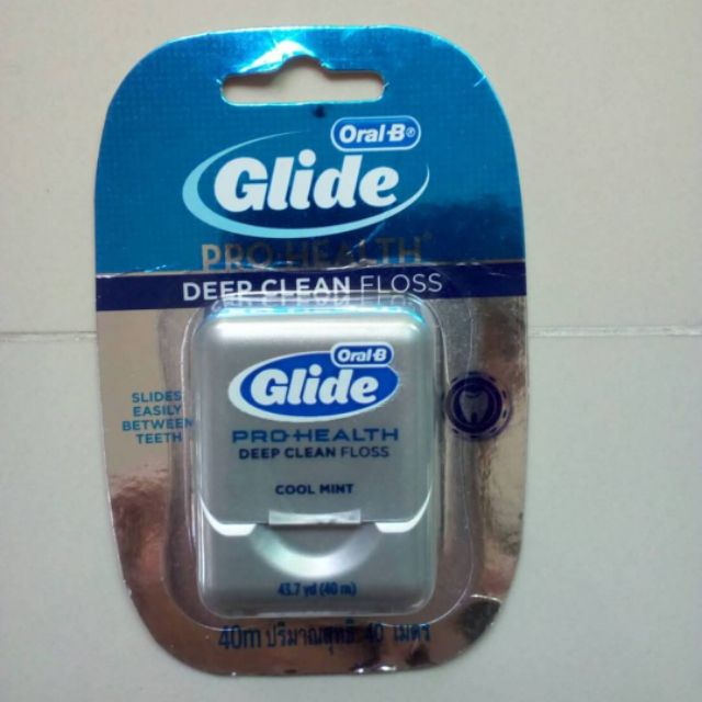 Oral-b Glide Pro-Health Deep Clean Floss Cool Mint Oral-B Glide Pro ...