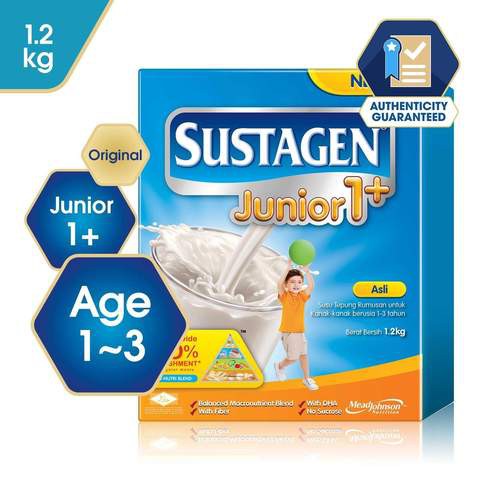 Sustagen Junior 1+ [Original/Vanilla] 1.2kg (Milk Formula Powder ...
