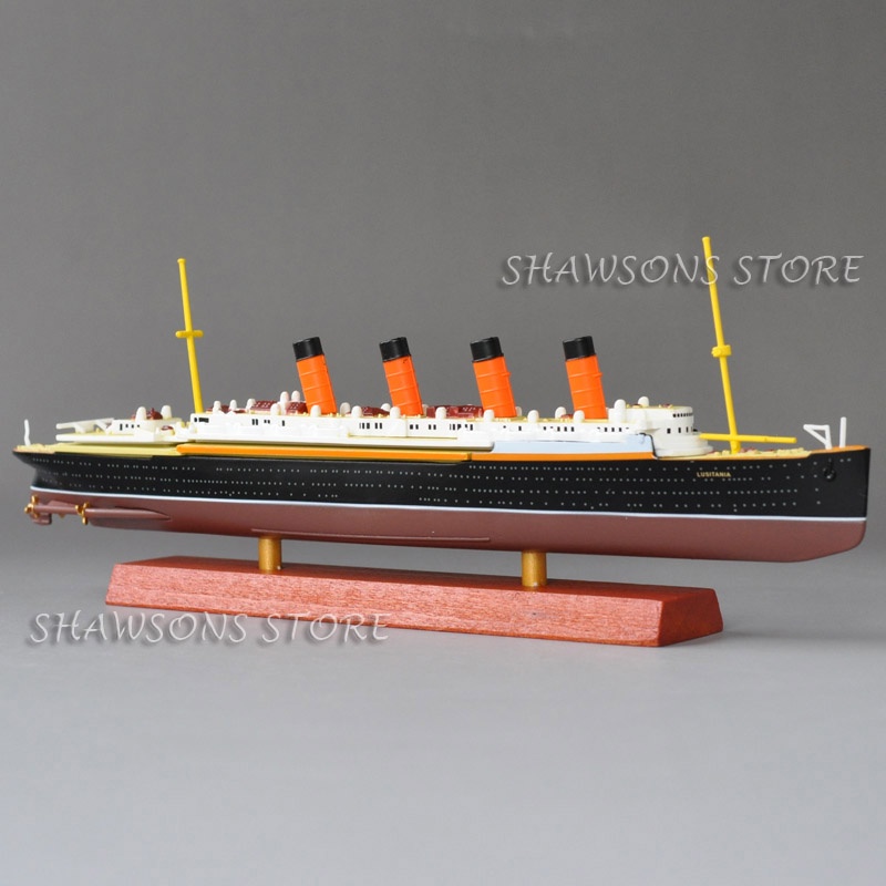 Atlas 1:1250 Scale Diecast Ship Model Toys RMS Lusitania Cruiser Ocean ...