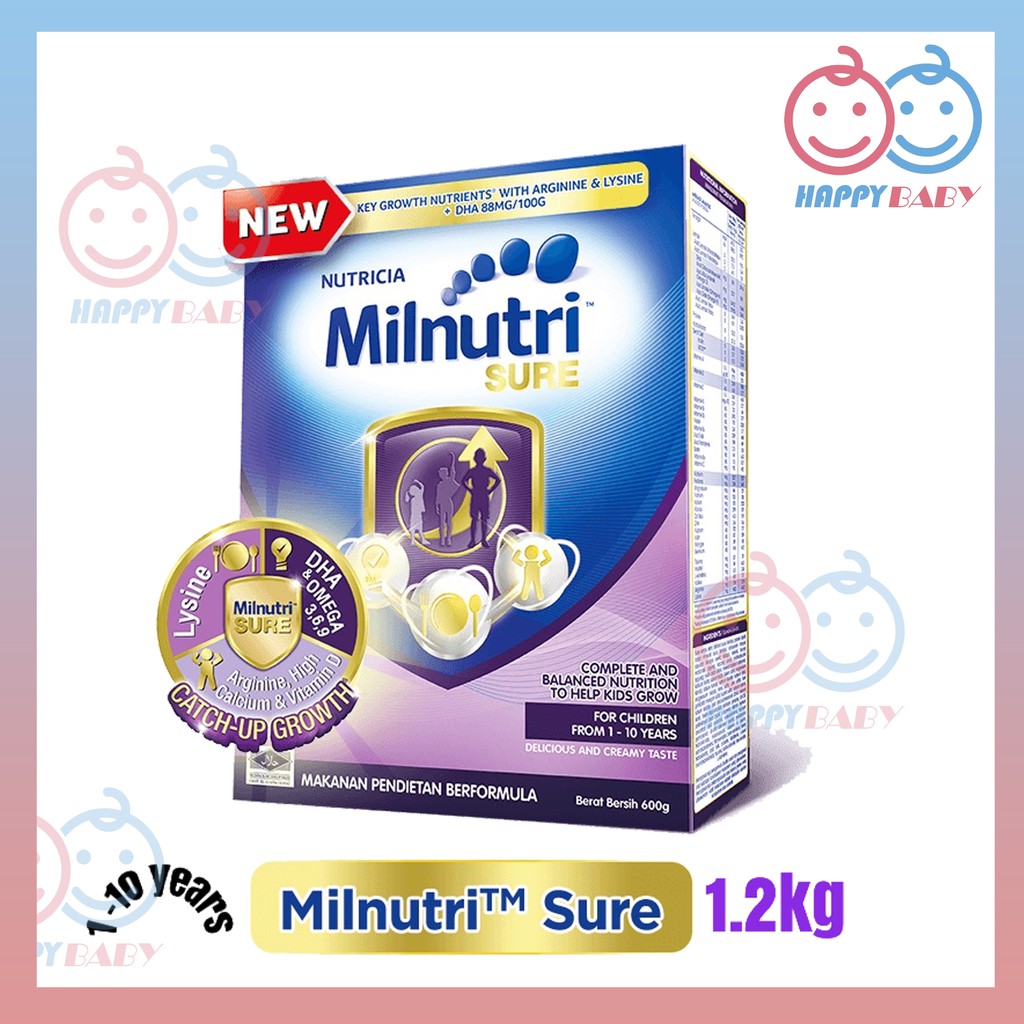 Milnutri Sure Regular (1.2kg) | Shopee Malaysia