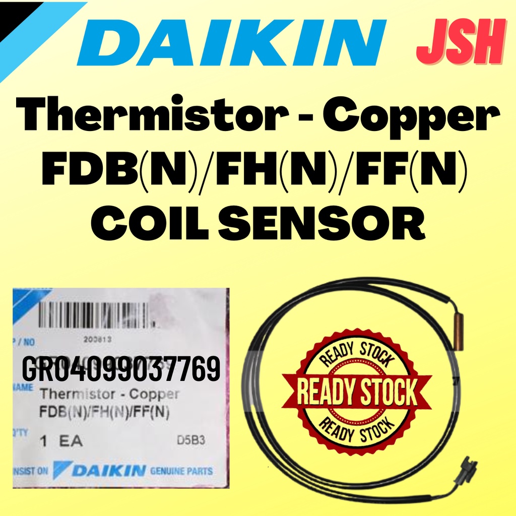 DAIKIN COPPER SENSOR FOR FDB(N)/FH(N)/FF(N)*Part Number : GR04099037769 ...