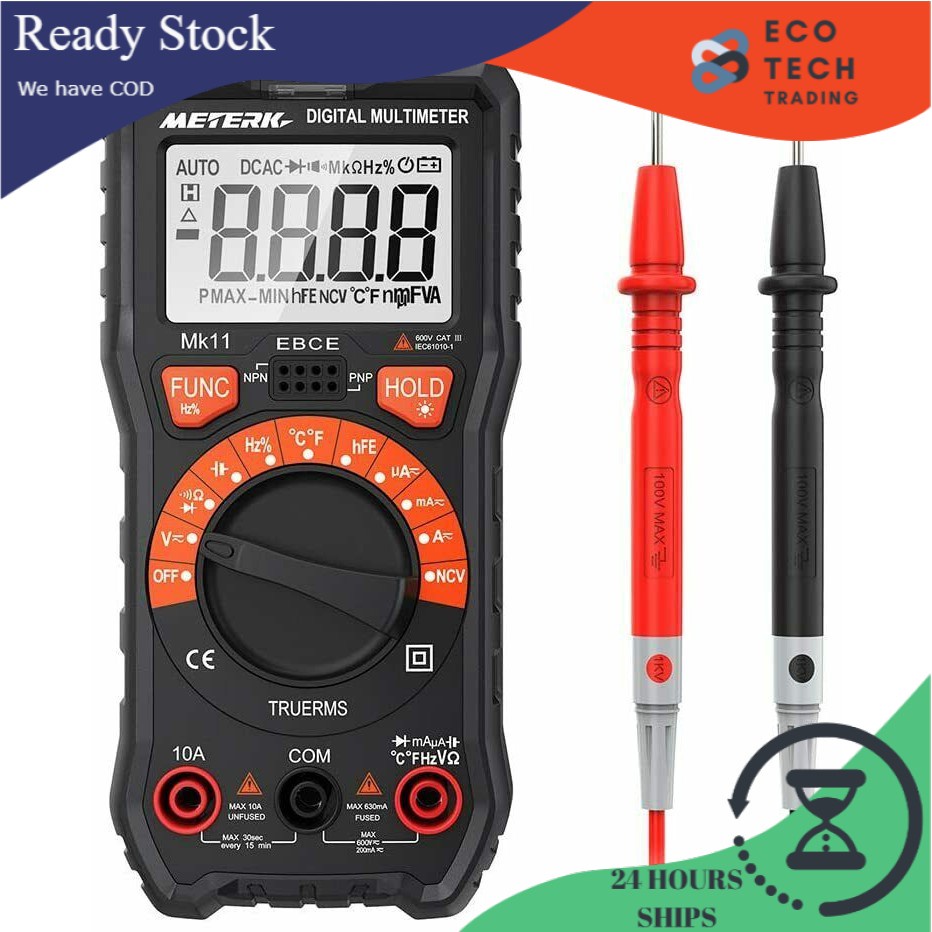 C41 Digital Multimeter, Meterk True RMS NCV Multimeters Voltmeter ...