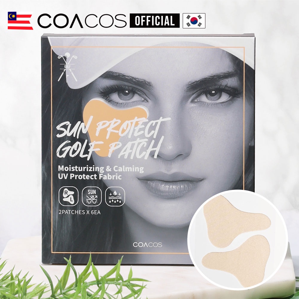 COACOS, Sun Protect Golf Patch (2 Patches * 6 Sheets), UV Protection ...