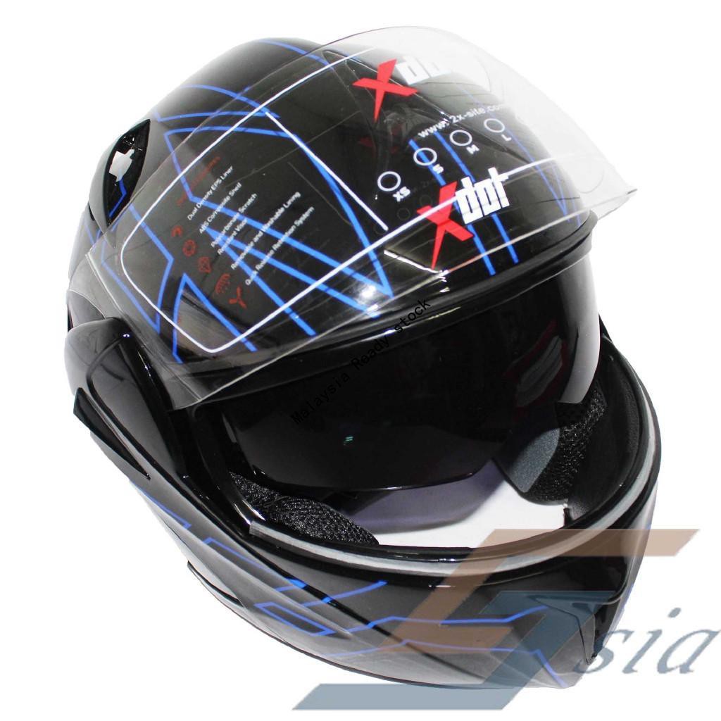 ♧X-Dot G1919 Helmet (Black/Blue) | Shopee Malaysia
