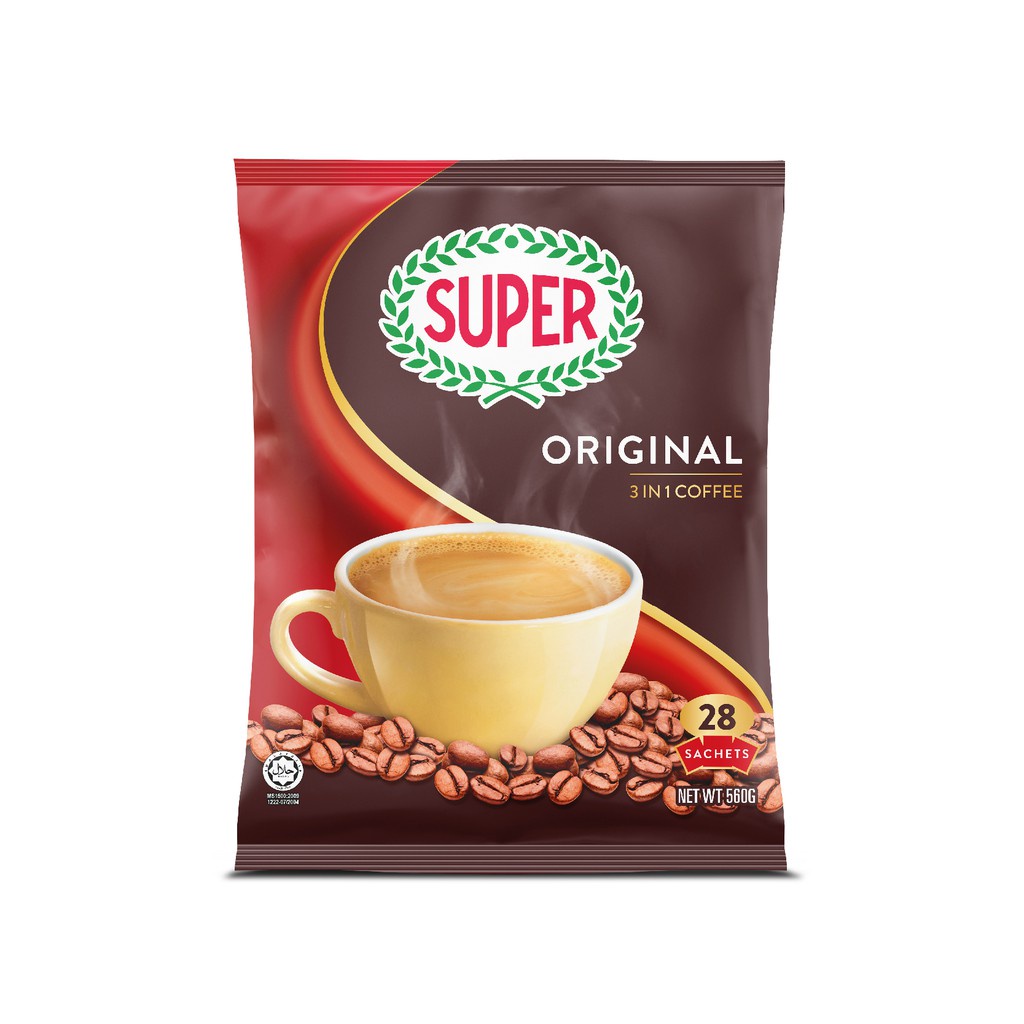 Super Coffee Regular 3 In 1 (28'sx20g)/ Super Coffee Power 6 in 1 (20 ...