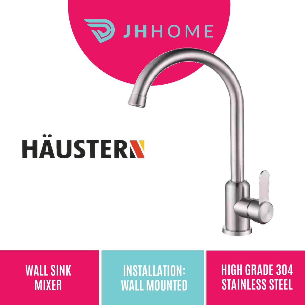 Haustern Pillar Mounted Faucet HT-STIQ-501/UP-SS / HT-STIQ-501/UW-SS ...