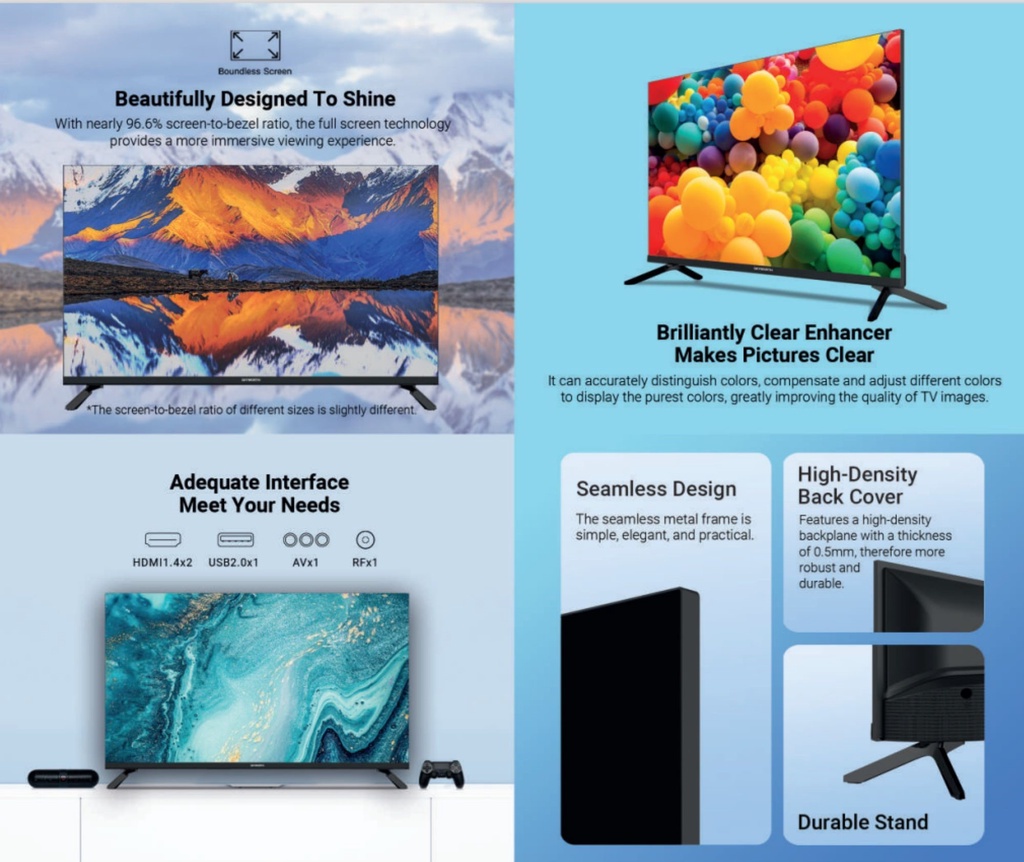 [Delivery By Seller Kedah&Penang] Skyworth 32 Inch 40 Inch Digital Tv Full HD Led Tv MY TV ...