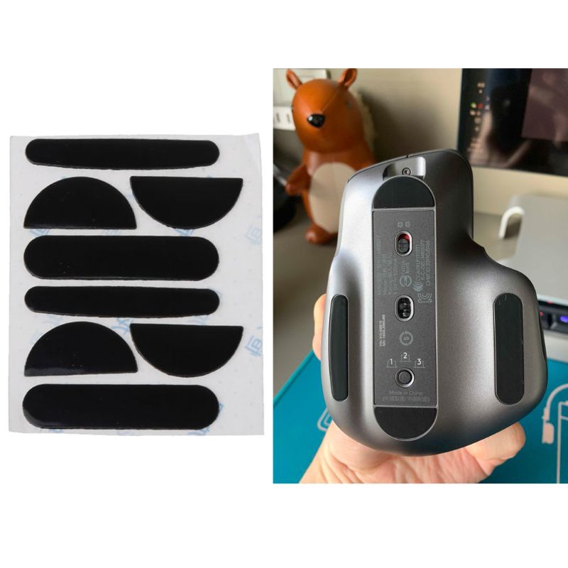 Bang♥ 2 Sets 0.6mm Mouse Skates Mouse Stickers Pad for logitech MX ...