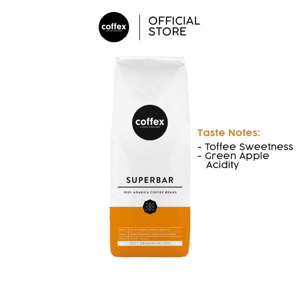 Coffex Superbar Whole Coffee Bean (1kg) | Shopee Malaysia