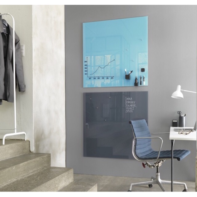 Tempered glass Magnetic white board | Shopee Malaysia