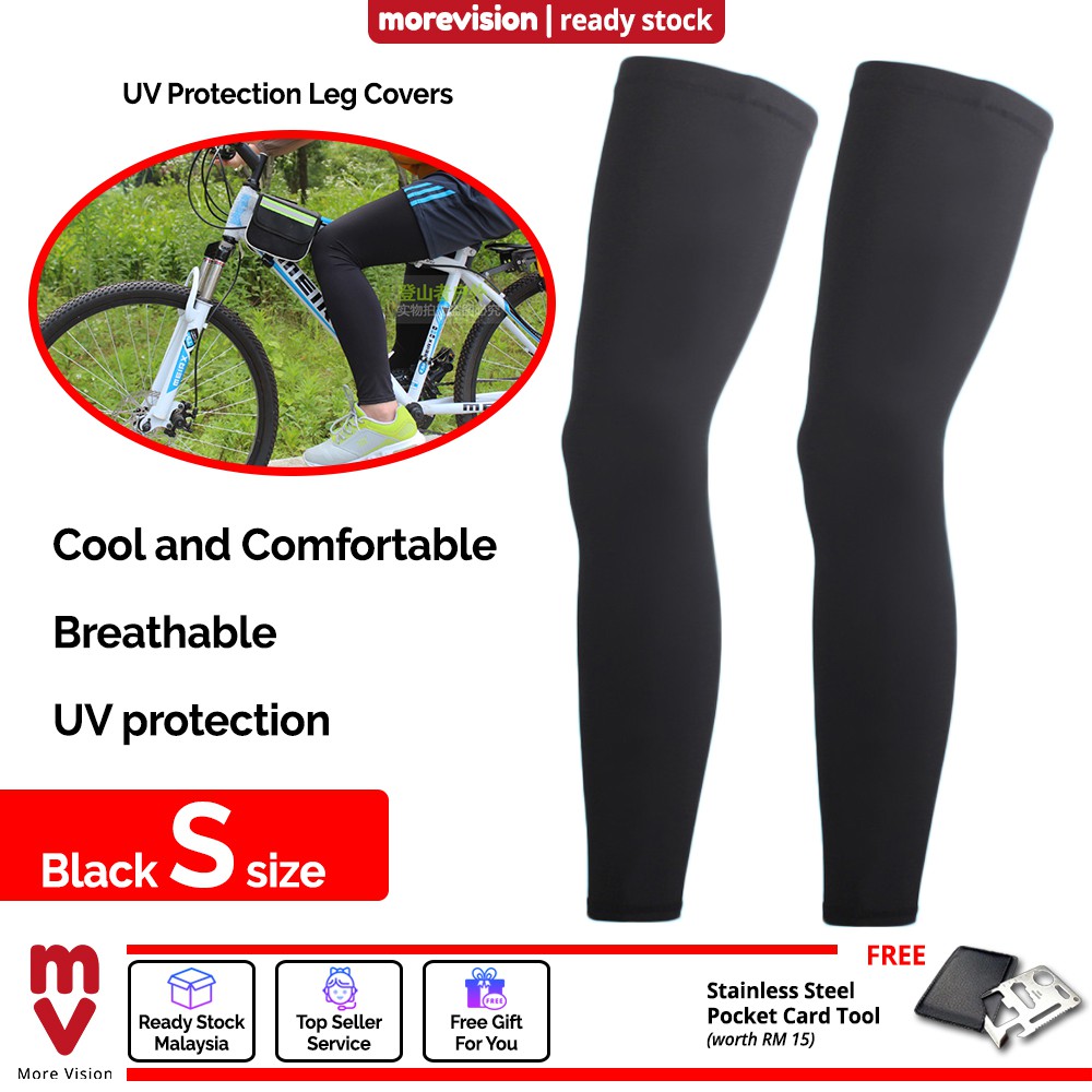 Breathable UV Protection Leg Covers Long Comfortable Knee Protector ...