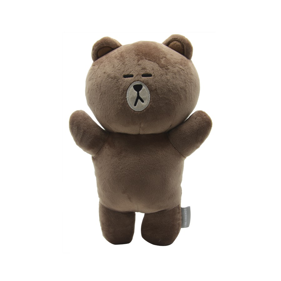 LINE FRIENDS Plush Toy 10'' Plush Accessories - Brown | Shopee Malaysia