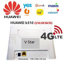 Huawei 4G Router B310 Modified Unlimited Hotspot Tethering | Shopee ...