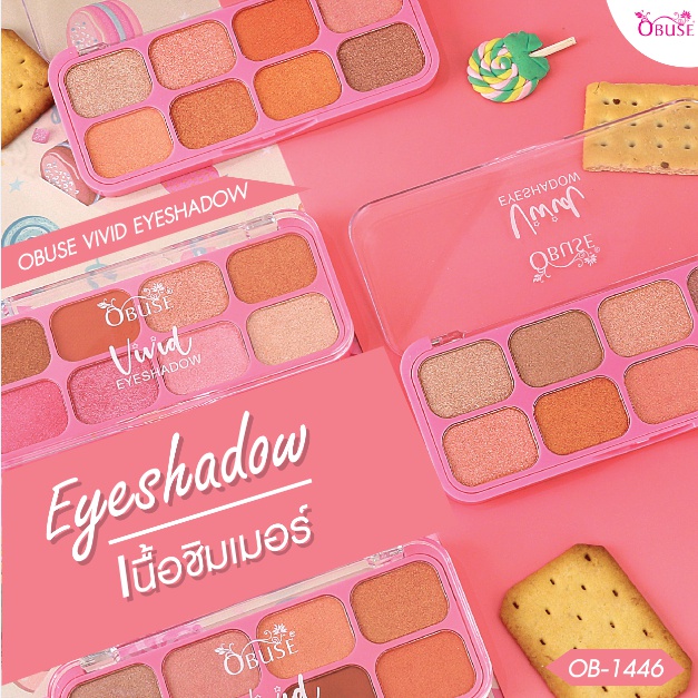 OB-1446 Obuse Vivid Eyeshadow Palette | Shopee Malaysia