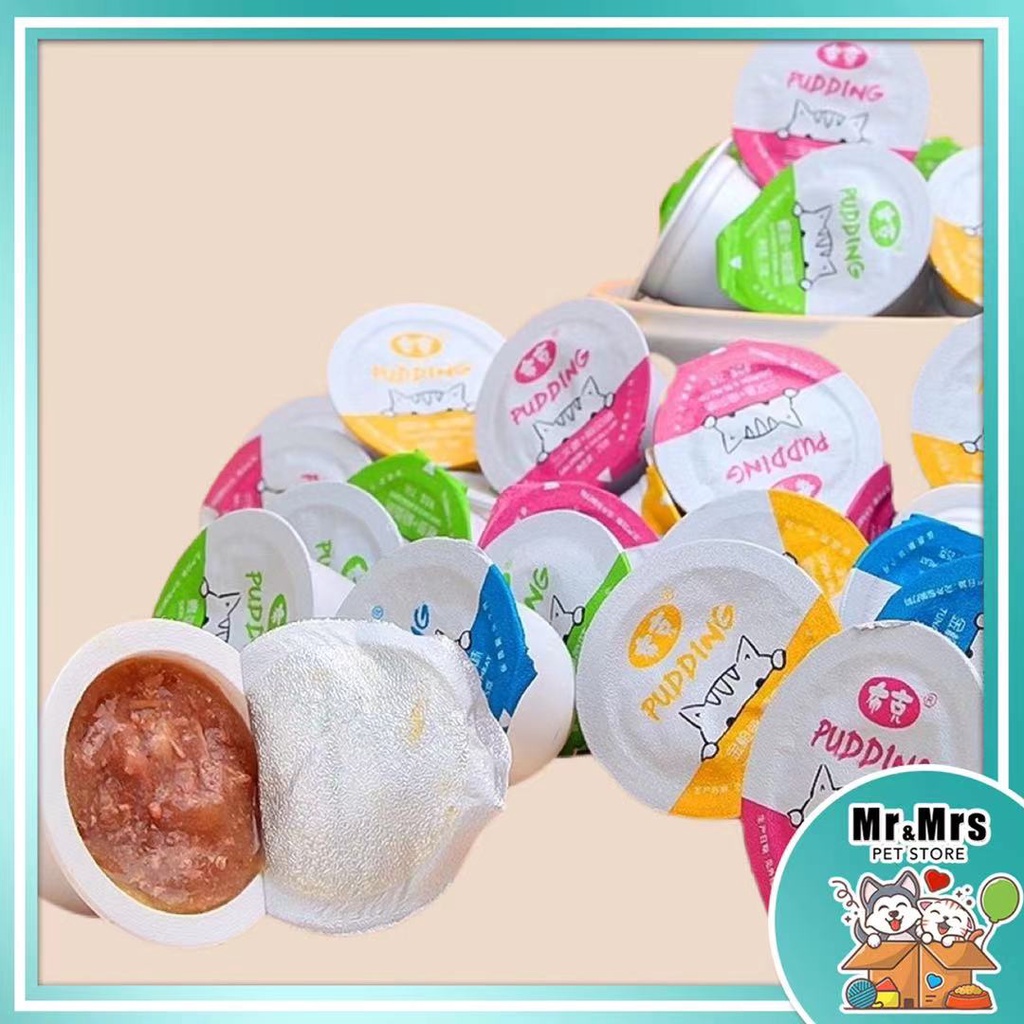 [ 1PC ] Cat Meat Pudding Snack Food Makanan Ringan Kucing Calcium Dan ...