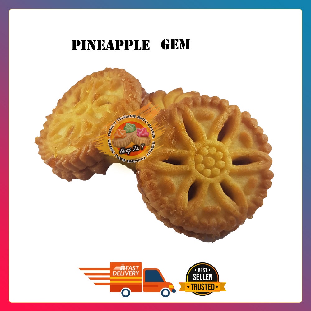 (BISKUT TIMBANG MURAH) PINEAPPLE GEM LEGEND 300G/500G/1KG | Shopee Malaysia