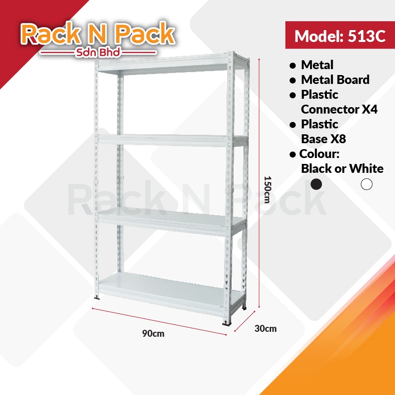 RNP Boltless Rack / Rak Besi Penuh / Full Metal Rack / Rak / Rack ...