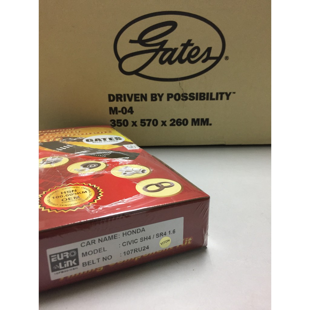 Honda Civic SR4 / SH4 1.6 Single Cam SOHC Timing Belt Kit Set (Viton ...