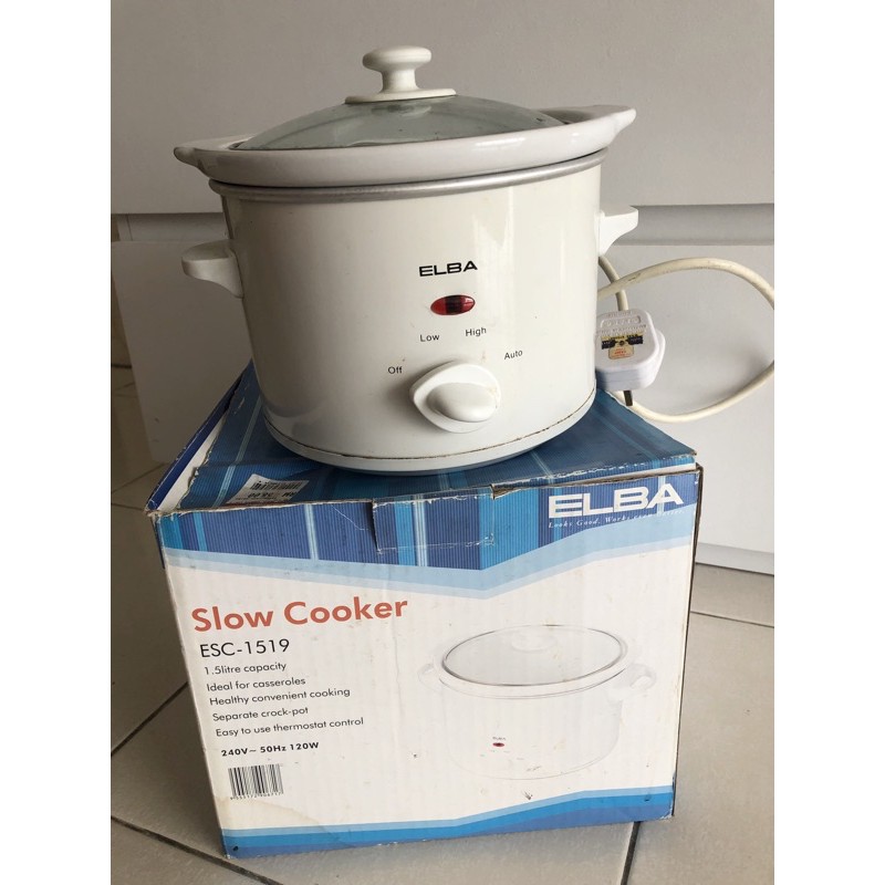 Elba Slow Cooker (used) | Shopee Malaysia