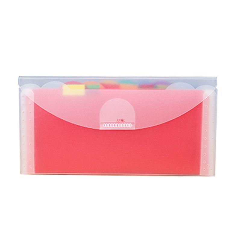 seng Multi-layer File Wallet Receipt Folder Bills Organizer Holder ...