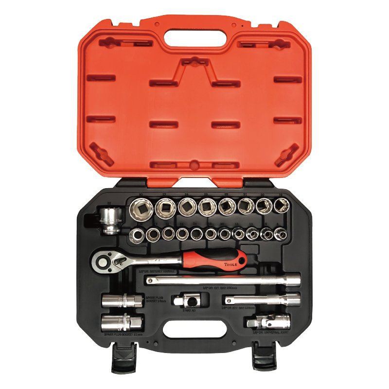 [Mr Mark] [MK-SET-4627] -- 27 PCS SOCKET WRENCHES SET 1/2" | Shopee ...