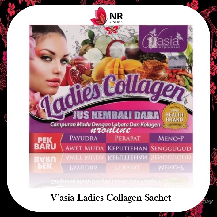 V'ASIA (VASIA) Supplement Ladies Collagen Sachet (13 Sachets x 20ml ...