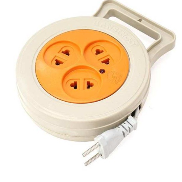 3-hole rotating power outlet made in Vietnam with 8m long cord | Shopee ...