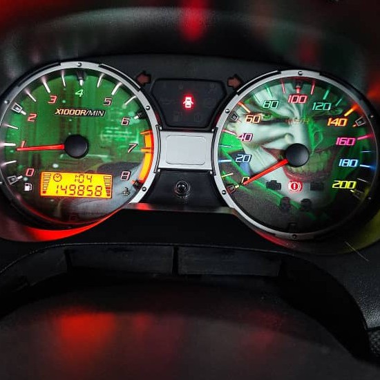 PROTON SAGA FLX KMH200 CUSTOM STICKER PENAL METER 2020 200kmh..200KMH ...