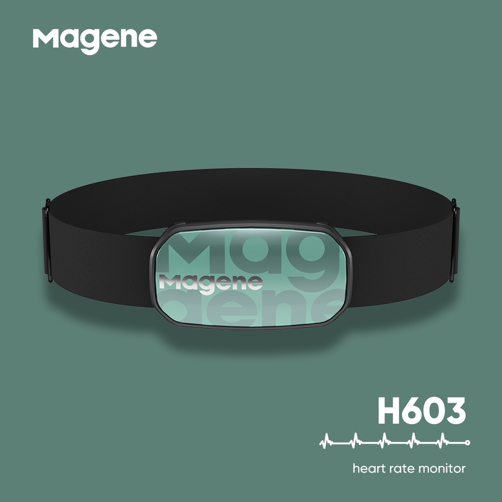 Magene H603 Heart Rate Monitor Split Chest Strap HRM Fitness Tracker ...