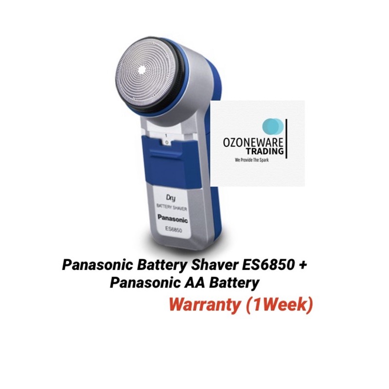 Panasonic Battery Shaver ES6850 with battery(2pcs AA size) | Shopee ...