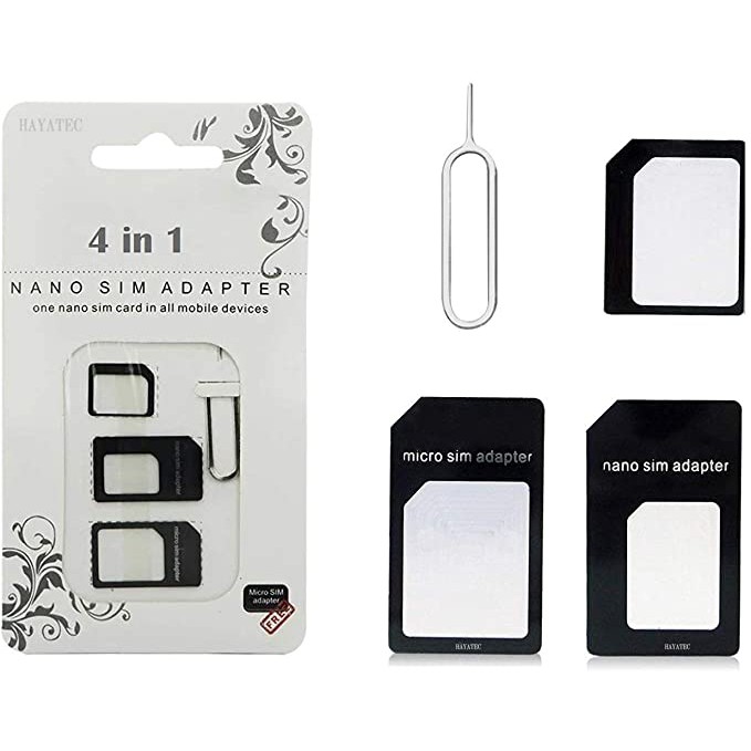 Sim Card Adapter Kits with Nano Sim Adapter and Micro Sim Adapter with ...
