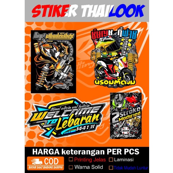 Thailook sticker PER PCS sticker tailan sticker thailook sticker ...