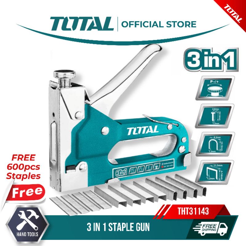 Total 3 In 1 Staple Gun THT31143 | Shopee Malaysia