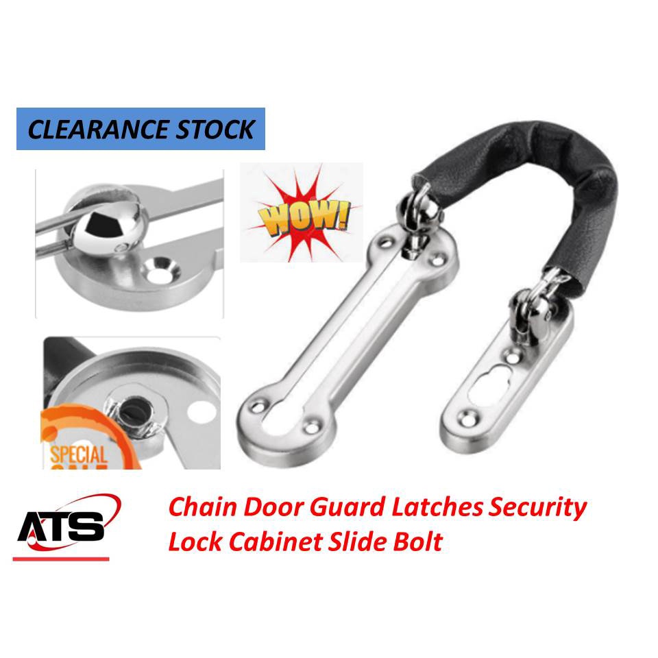 Chain Door Guard Latches Security Lock Cabinet Slide Bolt | Shopee Malaysia