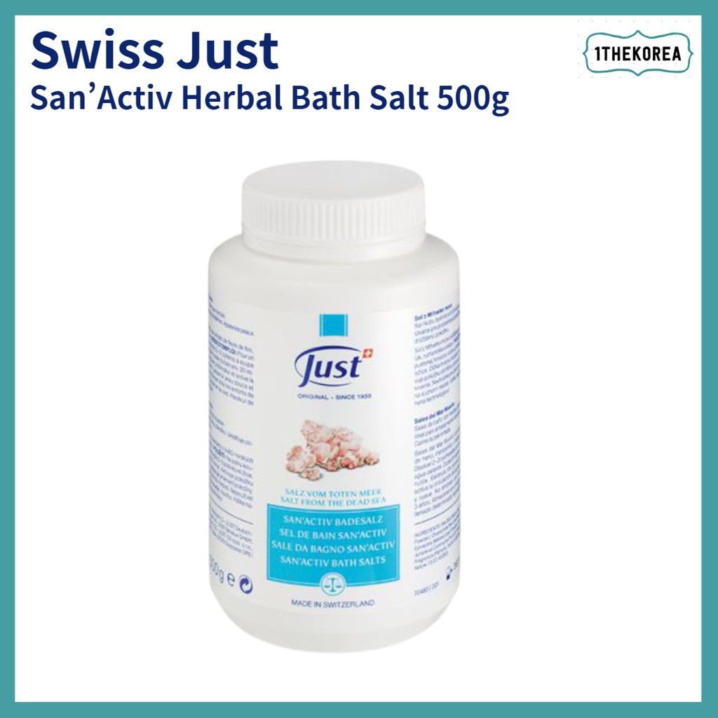 Swiss Just San’Activ Herbal Bath Salt 500g personal care | Shopee Malaysia