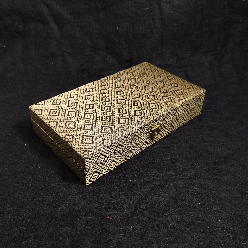 Kotak Mock Cek Replika Cek Songket Baldu Gold Silver Hitam Pink Maroon ...