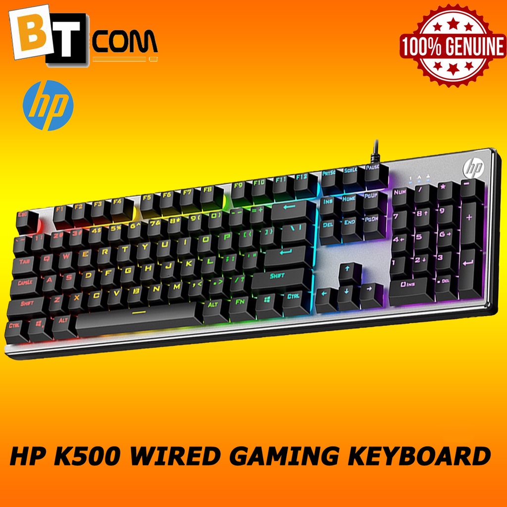 HP K500 Wired Gaming Keyboard with LED Backlit | Shopee Malaysia