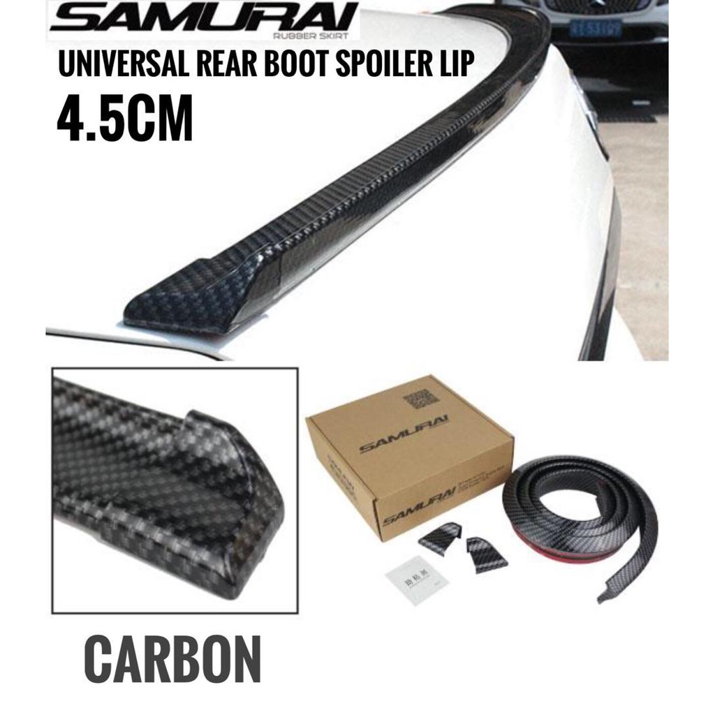 Car Spoiler Rubber Strip Rear Truck Bonnet Lip Boot Diffuser Duck ...