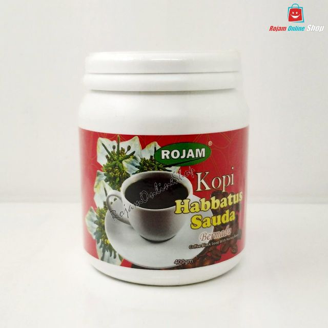 💯 ORIGINAL Kopi Habbatus Sauda Bermadu 400g ROJAM Untuk Turunkan Kolestrol Dalam Darah Mudah ...