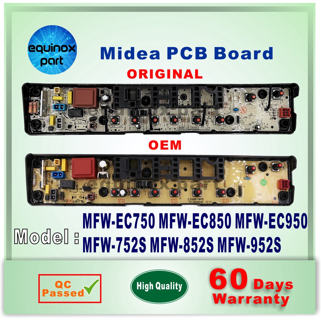Midea MFW-EC750 MFW-EC850 MFW-752S MFW-852S MFW-952S MFW-EC950 Washing ...