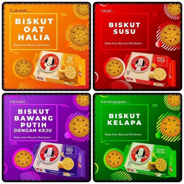 Biscuit Baba Amin Dengan 4 Perisa ( Boleh Campur ) | Shopee Malaysia