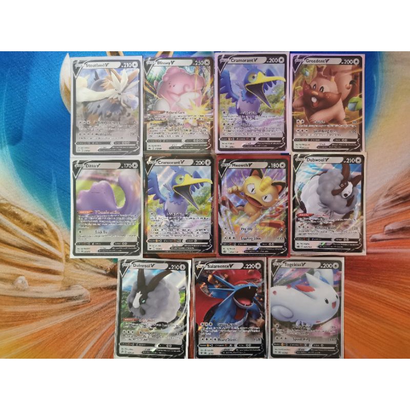 Pokemon TCG Pokemon V trading card ( Colorless Type) [Salamence ...