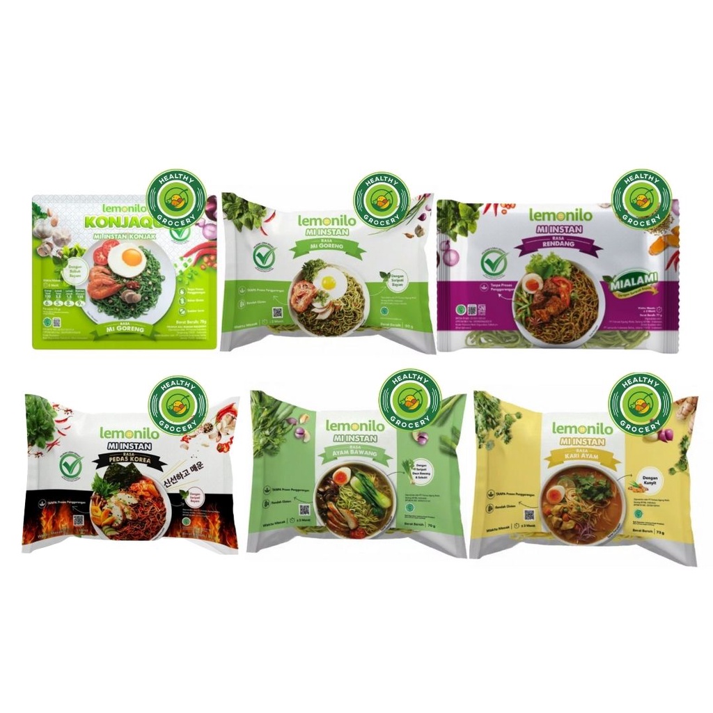 Lemonilo Healthy Noodles/Fried Noodles/Onion Chicken/Chicken Curry ...