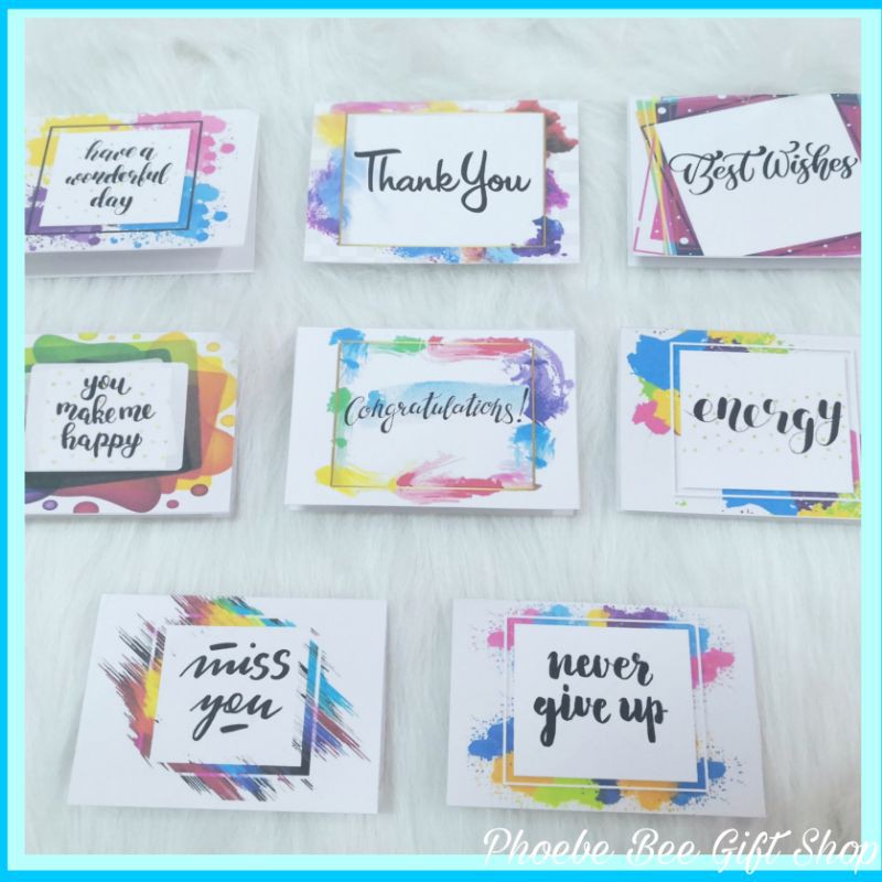 [Ready Stock] Greeting Cards. Gift Cards. Gift Kad Ucapan. Kad Handmade ...