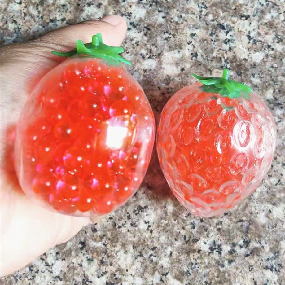 Pop It Fruit Fidget Toys Colorful Beads Squishy Funny Reliever Stress ...