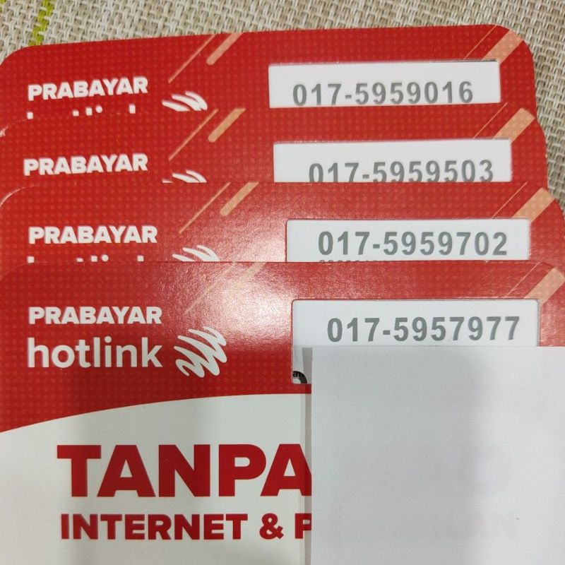 hotlink new prepaid sim pack vip number/nice number | Shopee Malaysia